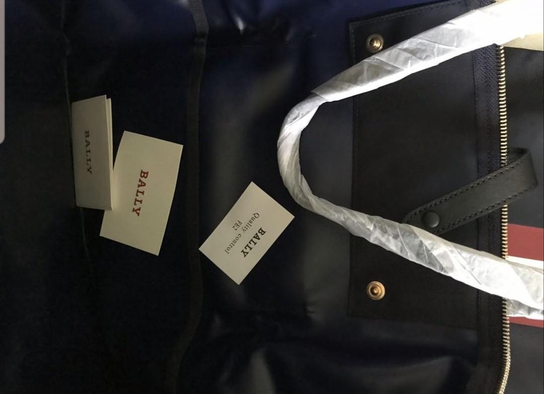 bally foldable tote, Luxury, Bags & Wallets on Carousell