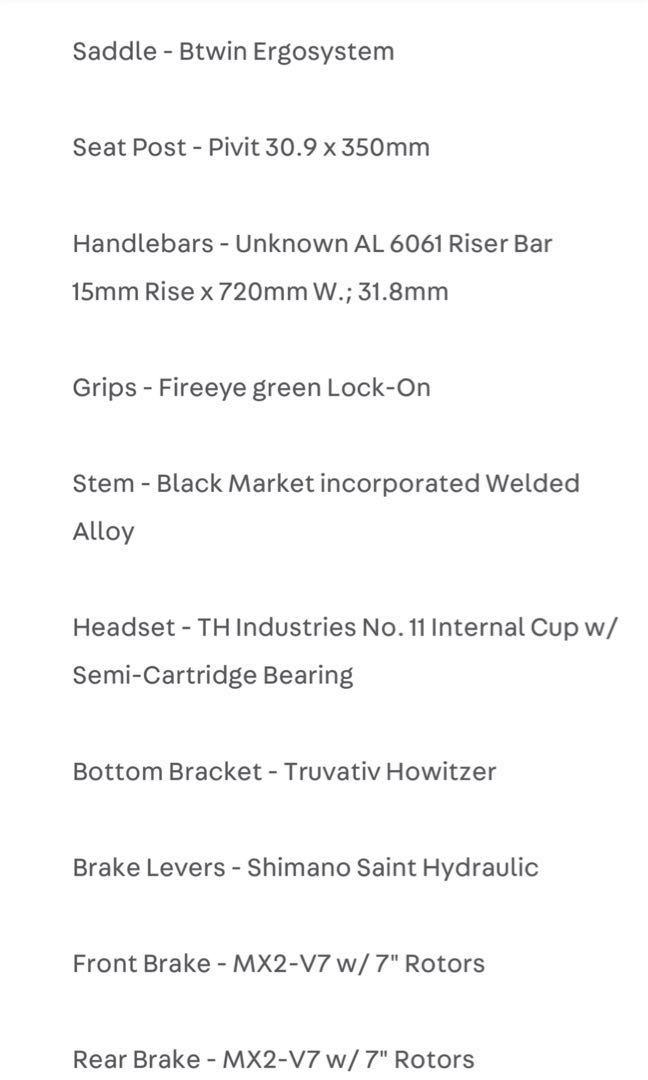 HARO EXTREME X6 FULL SUSPENSION DOWNHILL BIKE, Sports Equipment ...