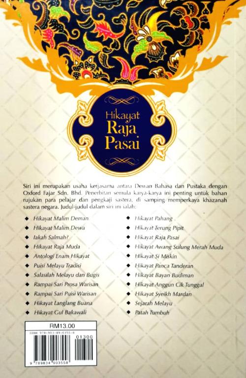 Hikayat Raja Pasai, Hobbies & Toys, Books & Magazines, Textbooks on ...