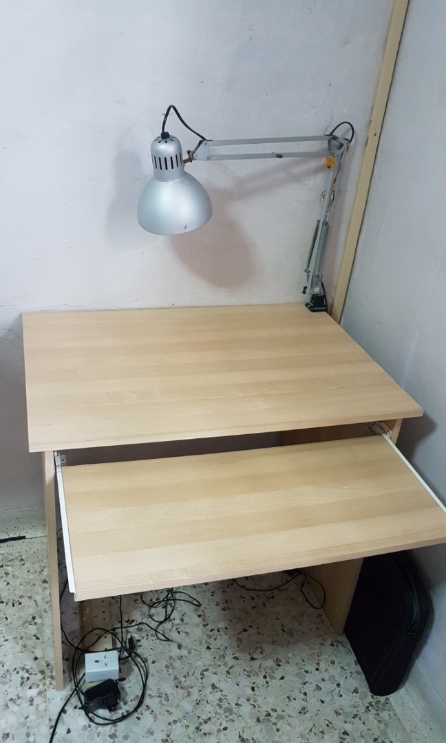 IKEA computer table, Furniture & Home Living, Furniture, Tables & Sets ...