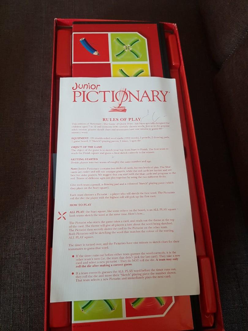 pictionary junior cards