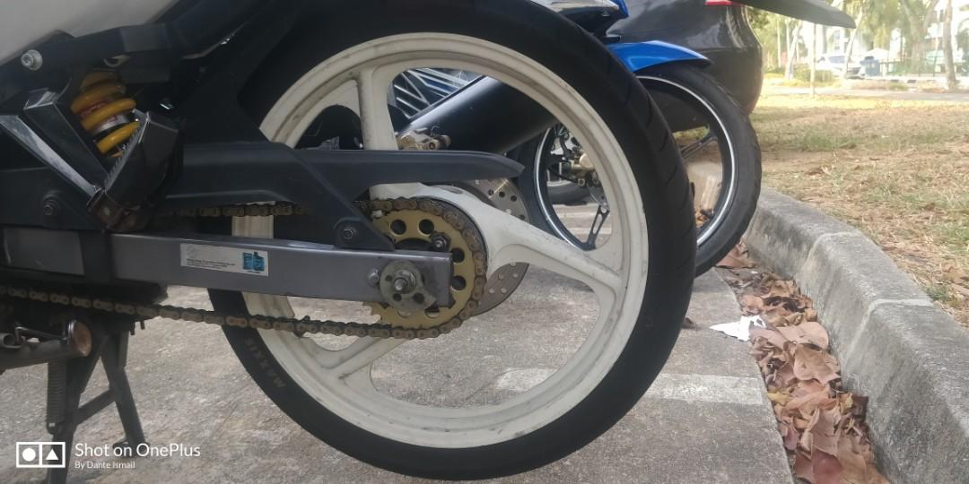 Jupiter MX OEM Sport rim Enkei 399, Motorcycles, Motorcycle Accessories ...