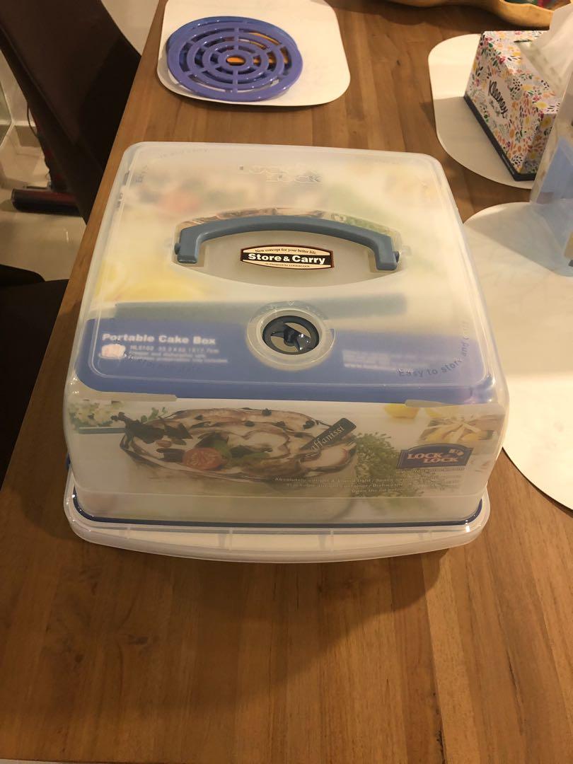 Lock Lock cake box, Furniture & Home Living, Kitchenware & Tableware ...