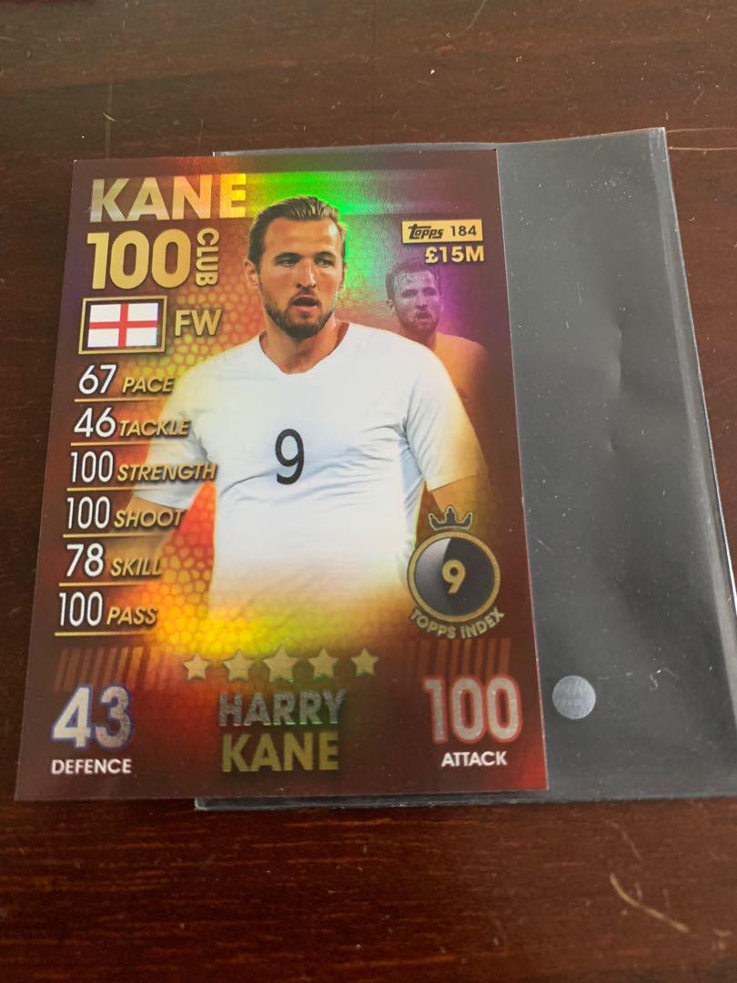 Match Attax 101 Harry Kane 100 club, Hobbies & Toys, Toys & Games on ...