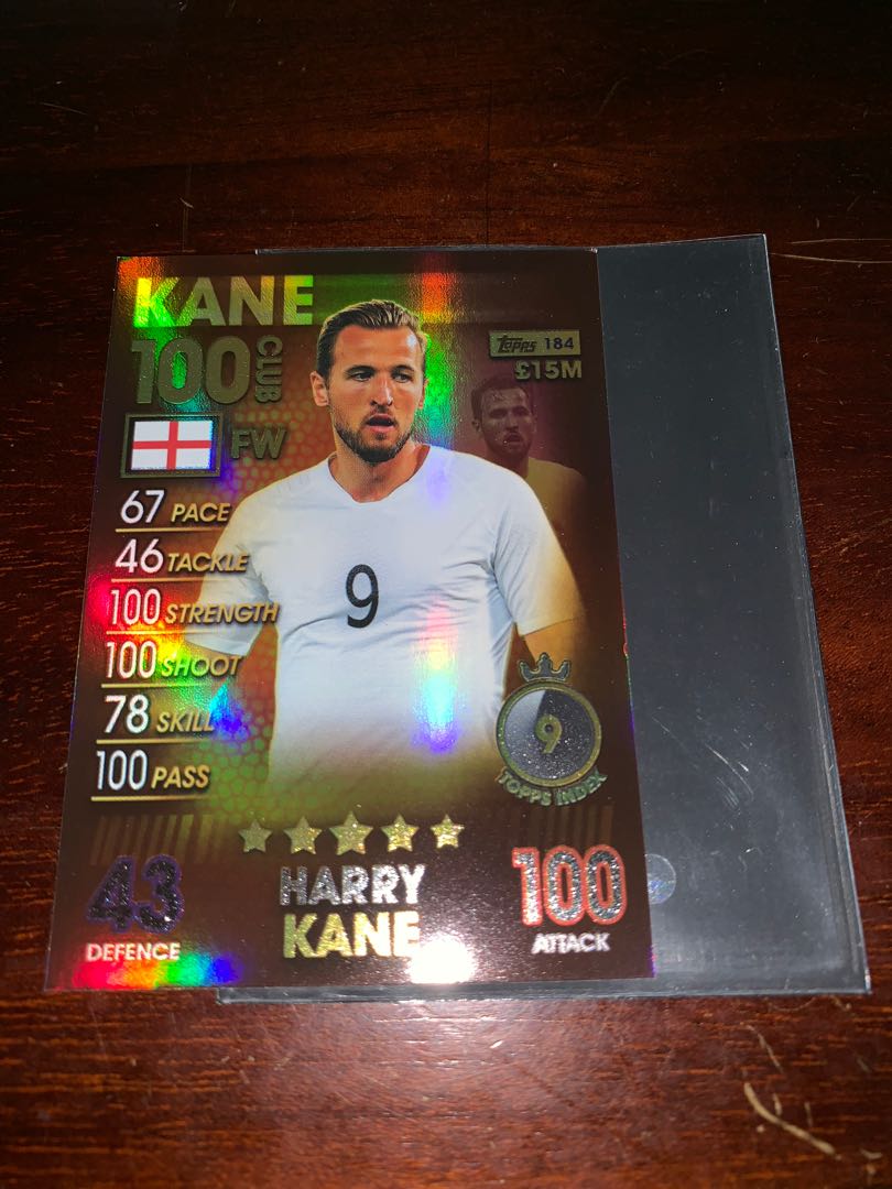 Match Attax 101 Harry Kane 100 club, Hobbies & Toys, Toys & Games on ...