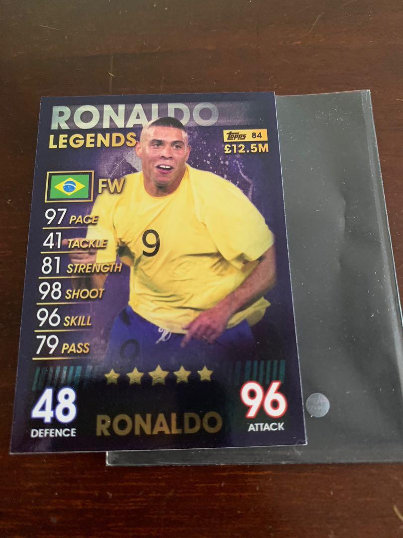 Match Attax 101 Legend Ronaldo, Hobbies & Toys, Toys & Games on Carousell