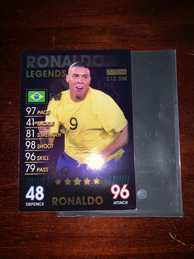 Match Attax 101 Legend Ronaldo, Hobbies & Toys, Toys & Games on Carousell