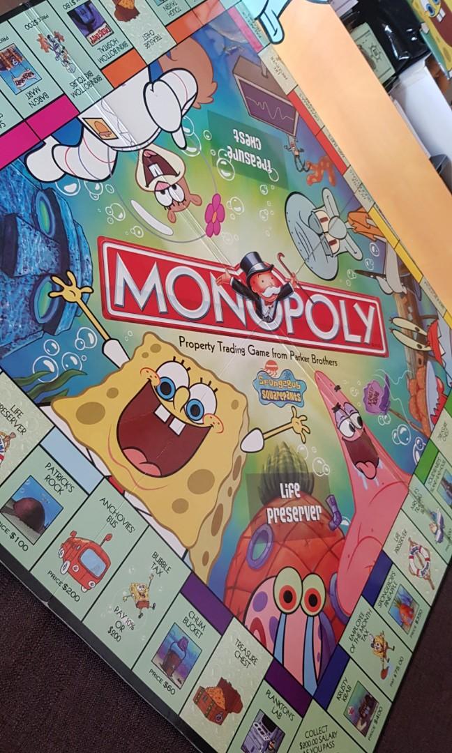 Buy 1 Free 1! Monopoly SpongeBob Squarepants + 1 FOC Game, Hobbies ...