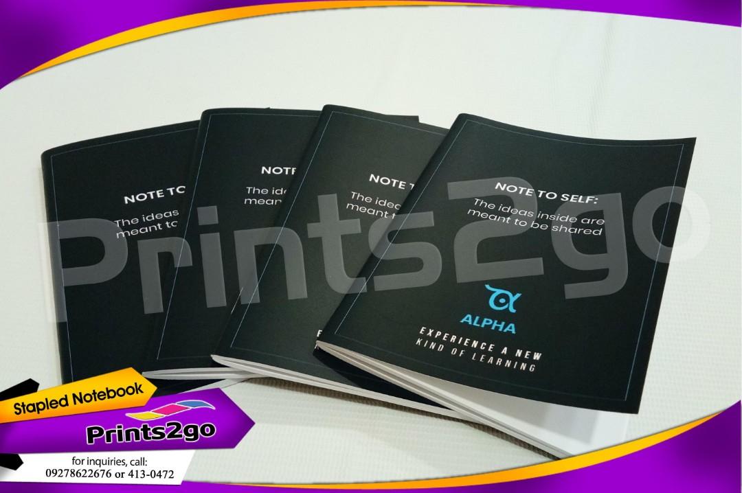 Customized Hardbound Stapled and Spring Notebook, Hobbies & Toys, Books ...