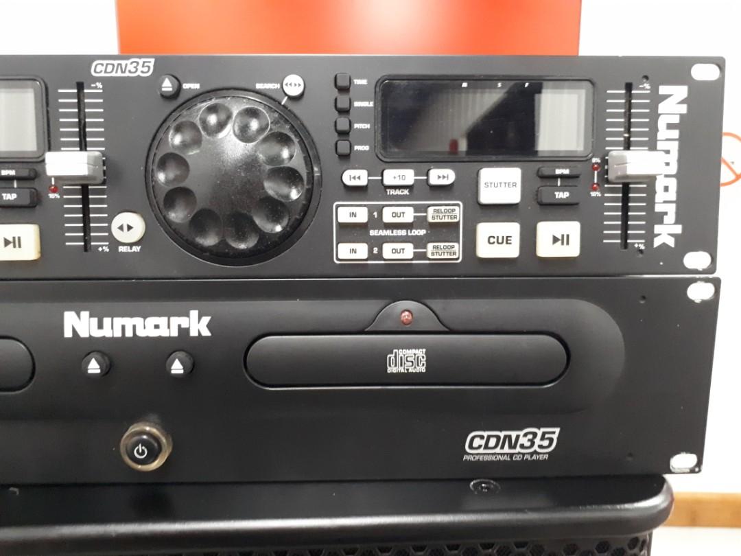 Numark CDN35 Dual CD Player, Hobbies & Toys, Music & Media, Music ...