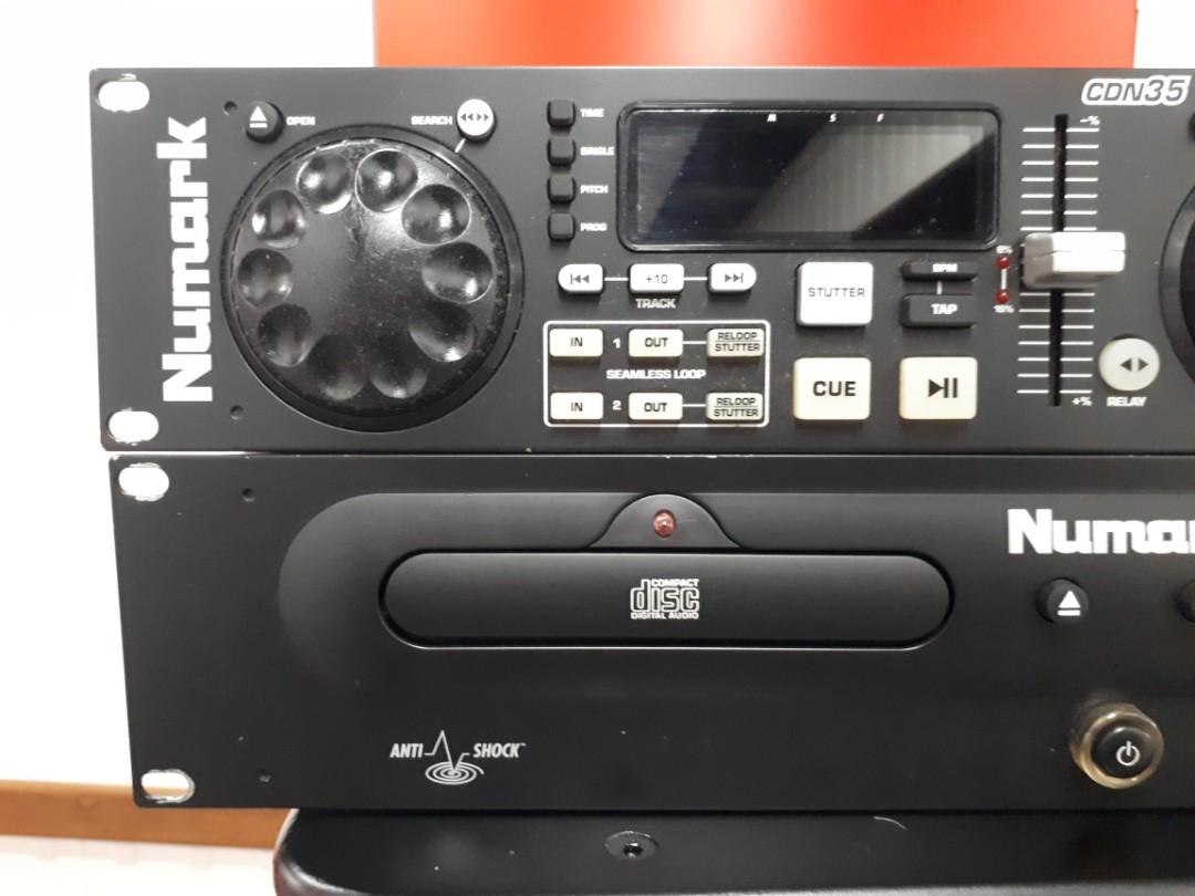 Numark CDN35 Dual CD Player, Hobbies & Toys, Music & Media, Music ...