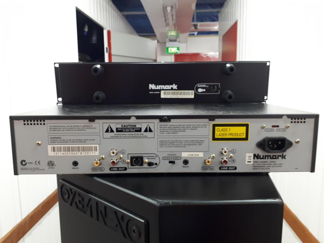 Numark CDN35 Dual CD Player, Hobbies & Toys, Music & Media, Music ...