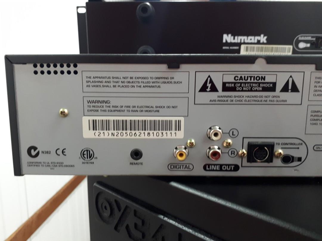 Numark CDN35 Dual CD Player, Hobbies & Toys, Music & Media, Music ...