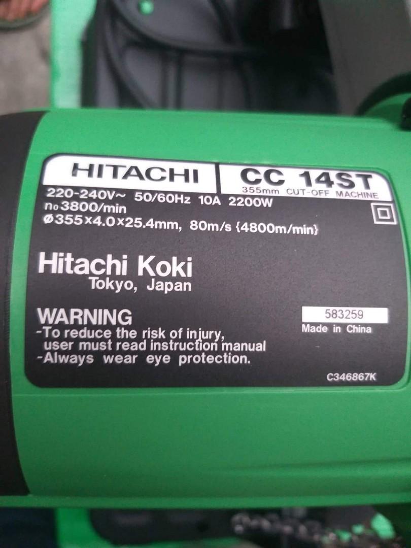 ORIGINAL HITACHI CUT OFF MACHINE, Commercial & Industrial, Construction ...