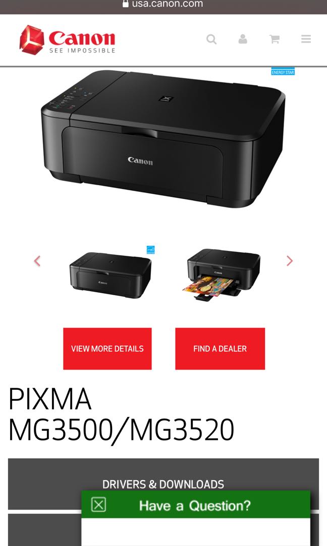 Printer Canon MG3500, Computers & Tech, Printers, Scanners & Copiers on ...