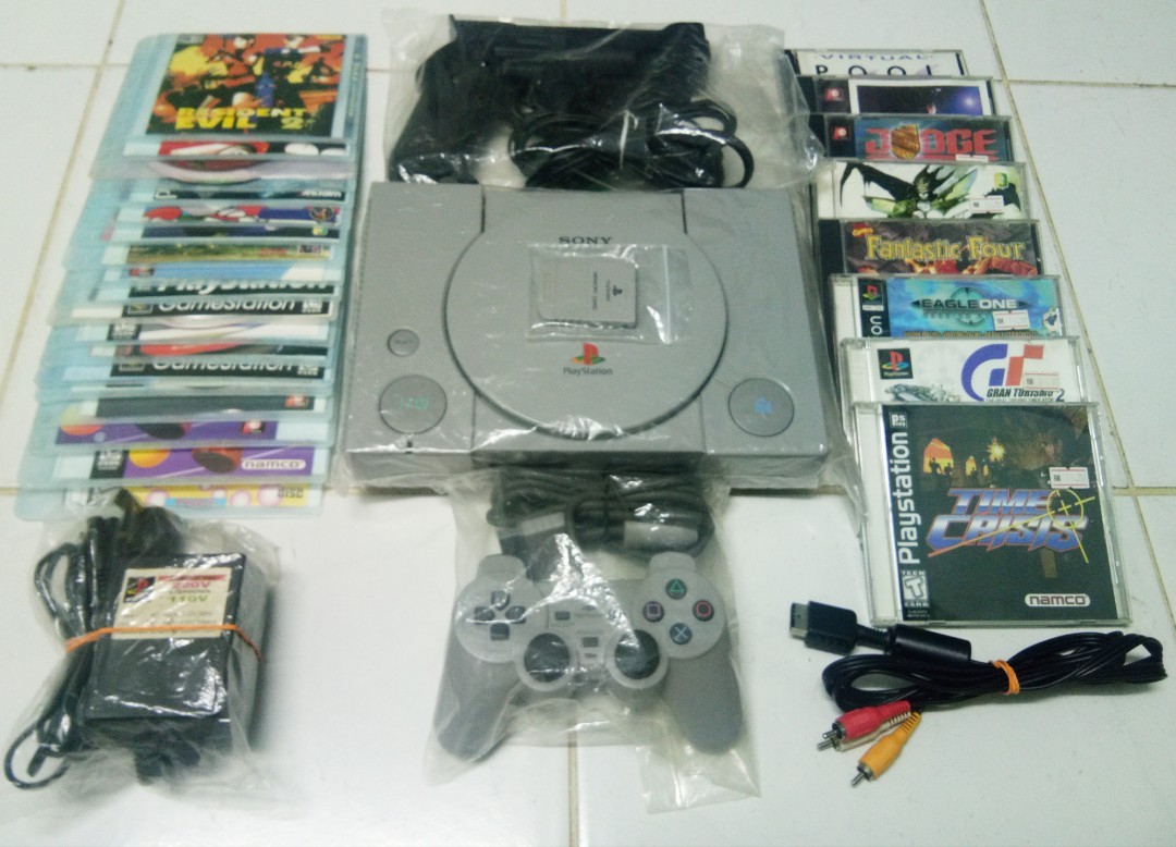 Ps1 Japan Set (HARGA TETAP), Video Gaming, Video Game Consoles ...