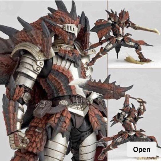Revoltech Kaiyodo Monster Hunter Rathalos Swordman, Hobbies & Toys ...