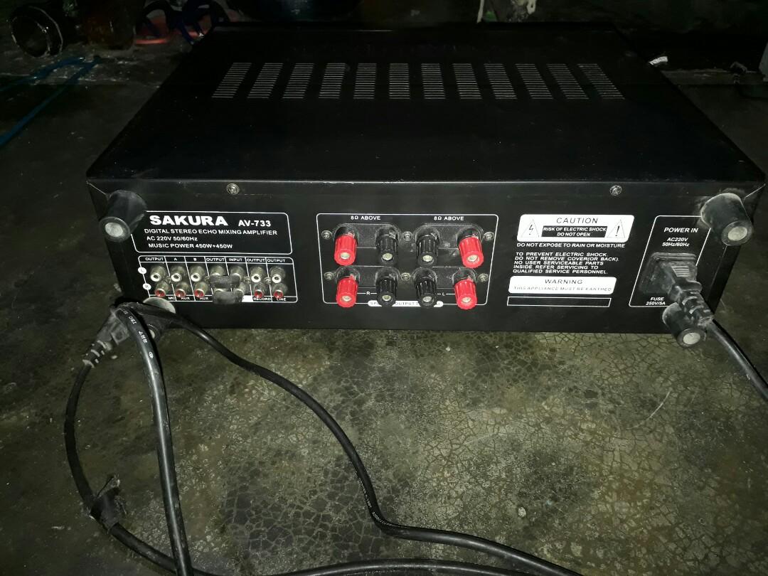 sakura amplifier 733 original, Audio, Soundbars, Speakers & Amplifiers ...