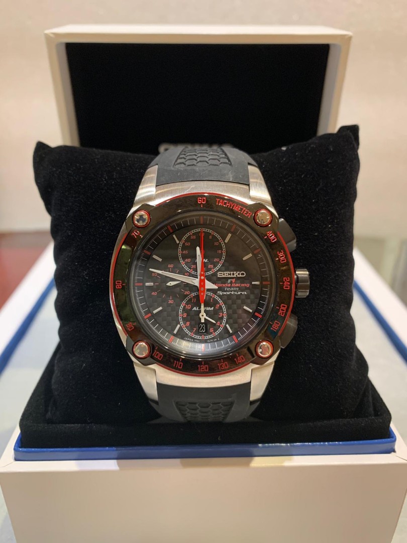 Seiko F1 Edition Watch, Men's Fashion, Watches on Carousell