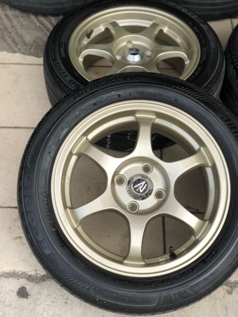 Sport Rim SSR Type C light gold 15, Auto Accessories on Carousell