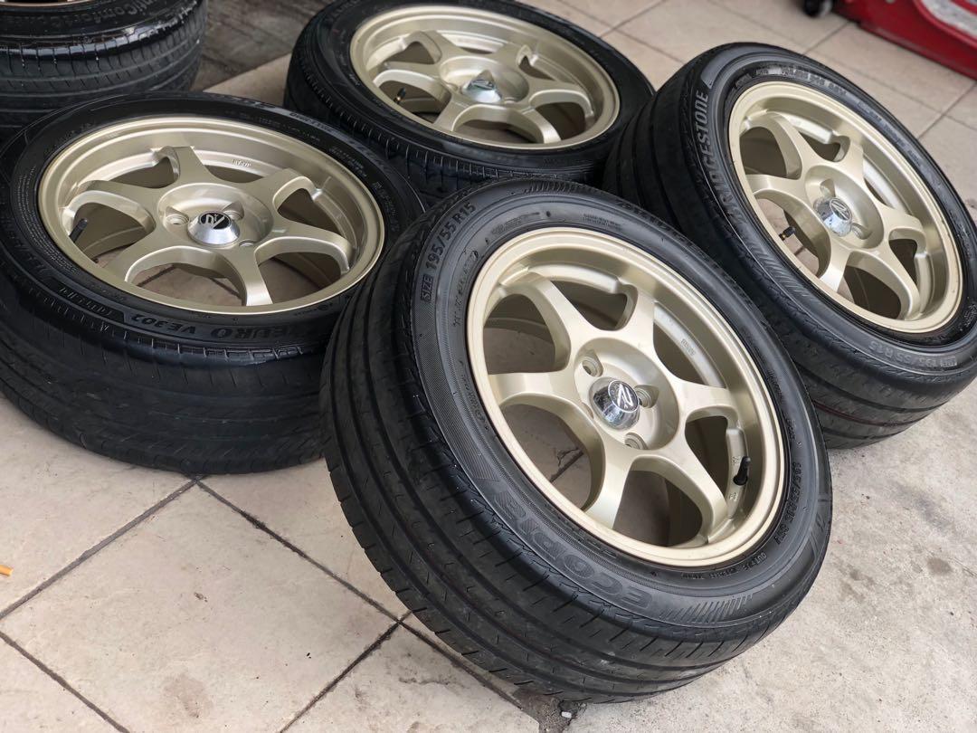 Sport Rim SSR Type C light gold 15, Auto Accessories on Carousell