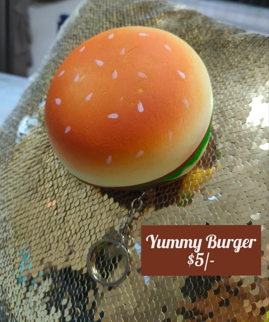Squishy - Burger, Design & Craft, Others on Carousell