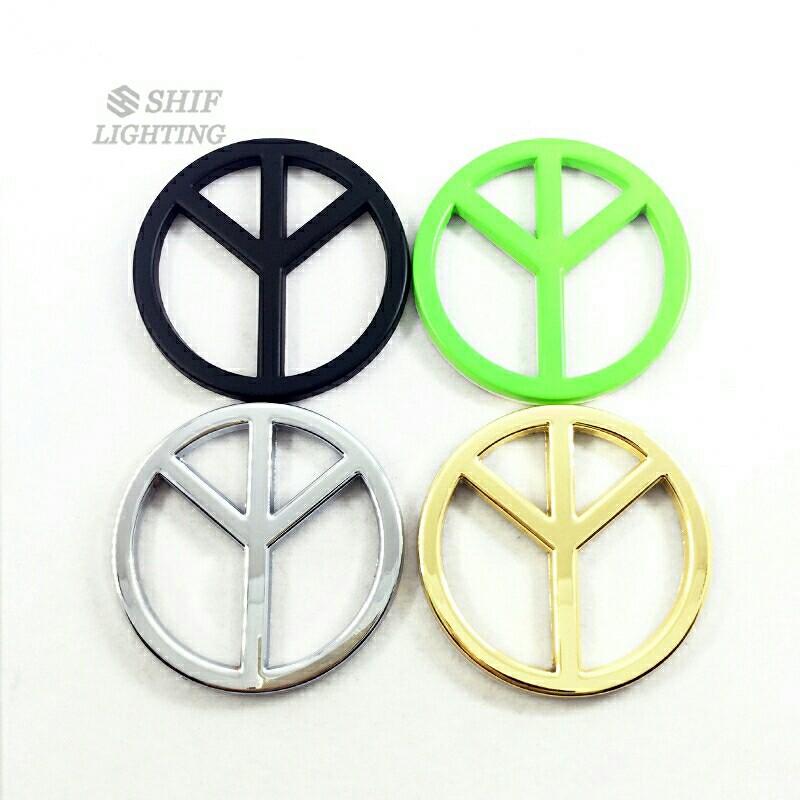 Sticker pelekat besi logo Peace, Auto Accessories on Carousell