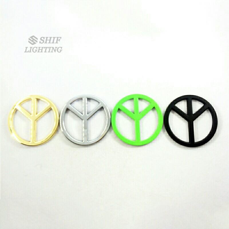 Sticker pelekat besi logo Peace, Auto Accessories on Carousell