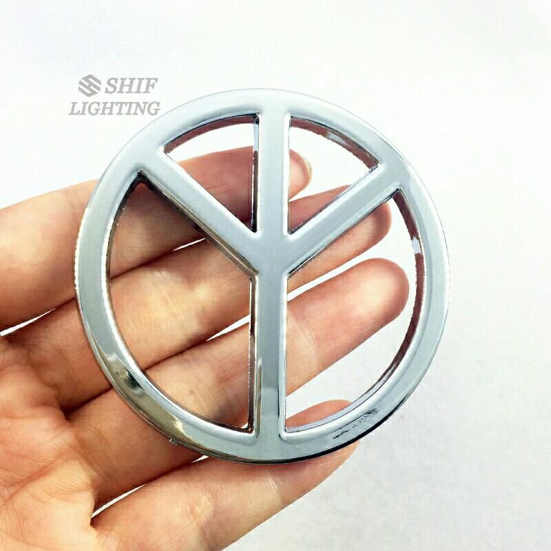 Sticker pelekat besi logo Peace, Auto Accessories on Carousell