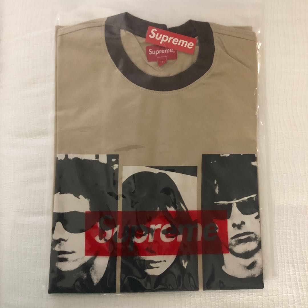 Supreme the velvet underground ringer, Men's Fashion, Tops & Sets ...