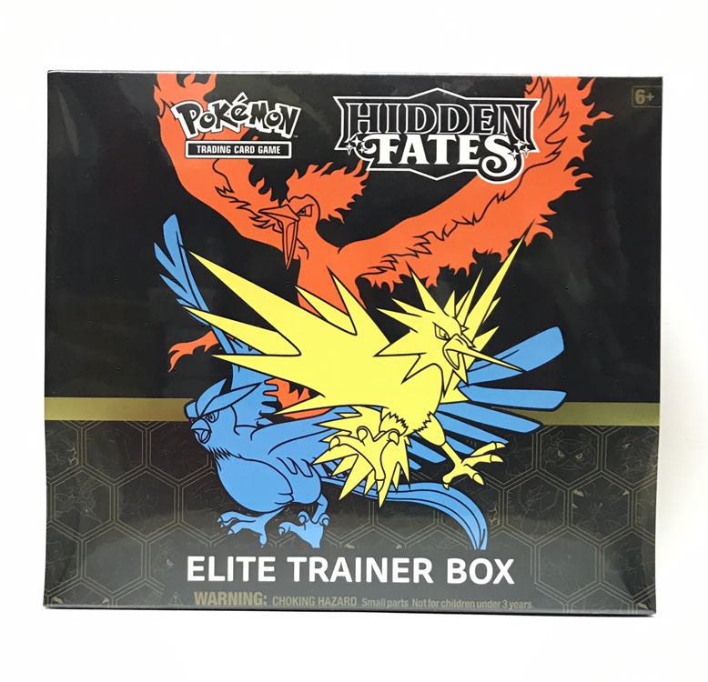 The Pokémon TCG: Hidden Fates Elite Trainer Box, Hobbies & Toys, Toys ...