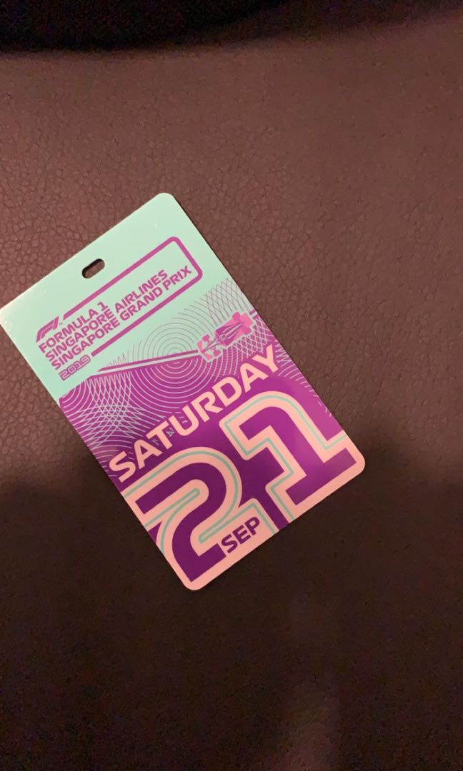 ticket card, Entertainment, Events & Concerts on Carousell