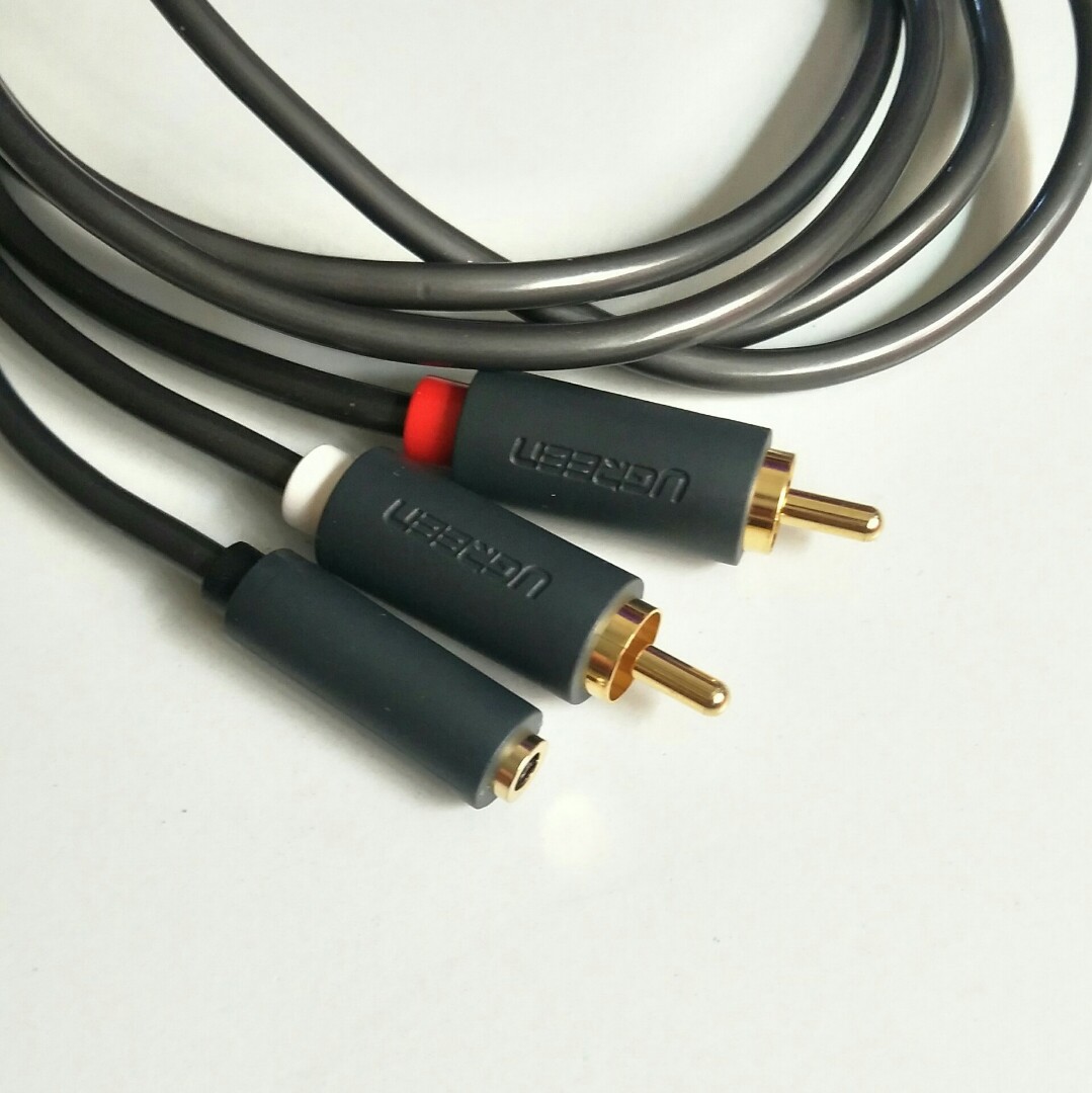 UGREEN 1.5m Component Audio to 3.5mm Audio Jack Cable, Computers & Tech ...