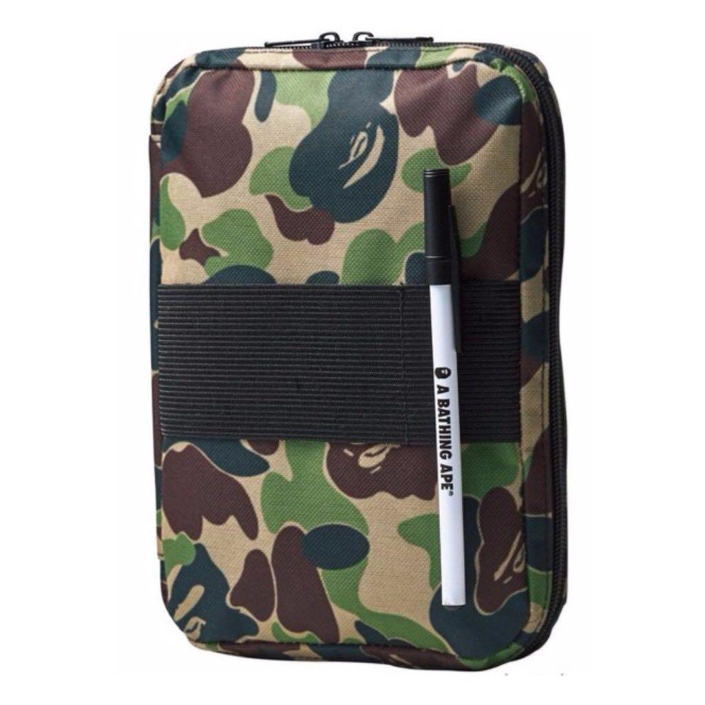 A Bathing Ape Camo Clutch Bag, Luxury, Bags & Wallets on Carousell