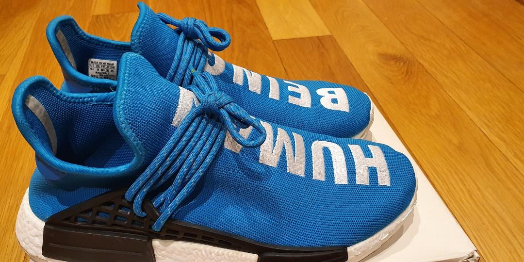 Adidas NMD OG human race blue US10.5, Men's Fashion, Footwear, Sneakers ...