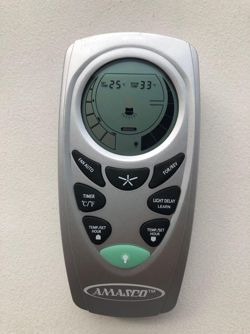 Amasco Ceiling Fan with Light, Furniture & Home Living, Lighting & Fans ...