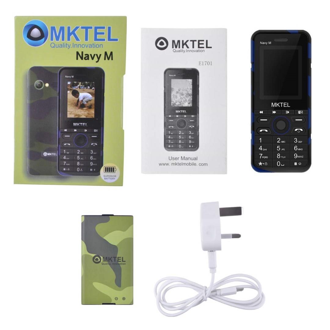 E0321 MKTEL Unlocked Basic Mobile Phone GSM Big Button Mobile phone for Seniors and Children ...