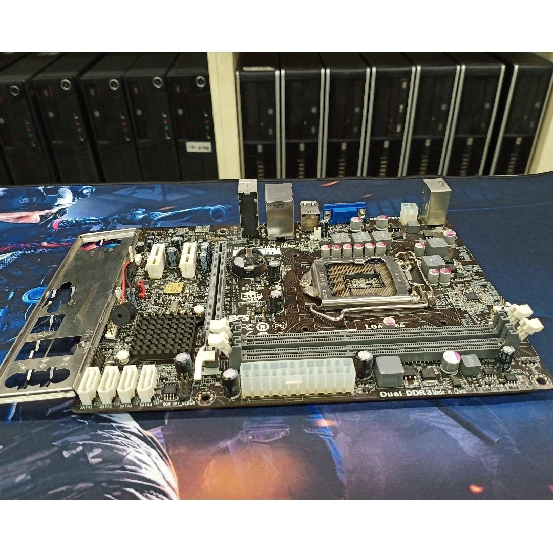 ECS H61H2-M12 (V1.0) Intel LGA 1155 H61 Chipset Support ...