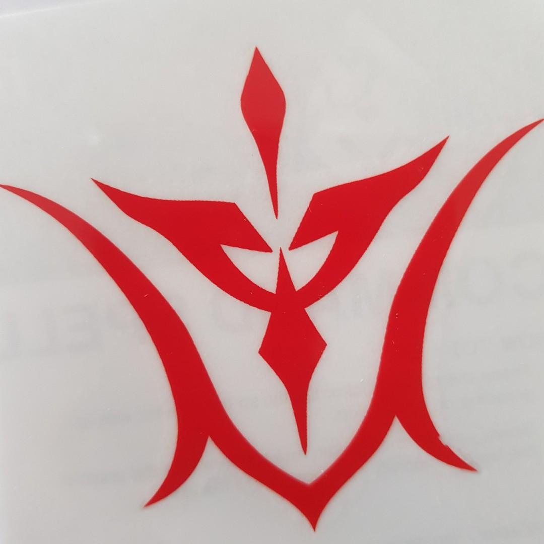 Fate Zero Master Command Spell Tattoo Sticker, Hobbies & Toys ...