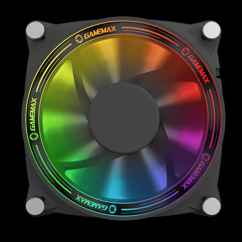 GAMEMAX BIG BOWL VORTEX ARGB FAN 12cm 120mm cooling fan GMX-12-RBB ...