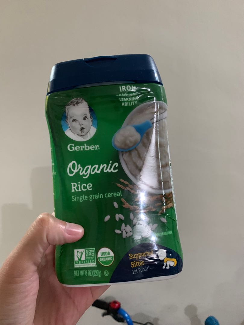 Gerber Organic Rice Cereal, Babies & Kids, Nursing & Feeding, Weaning ...