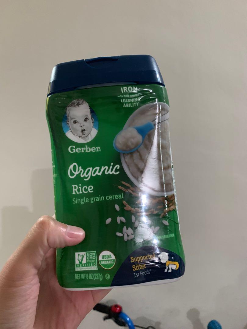 Gerber Organic Rice Cereal, Babies & Kids, Nursing & Feeding, Weaning ...