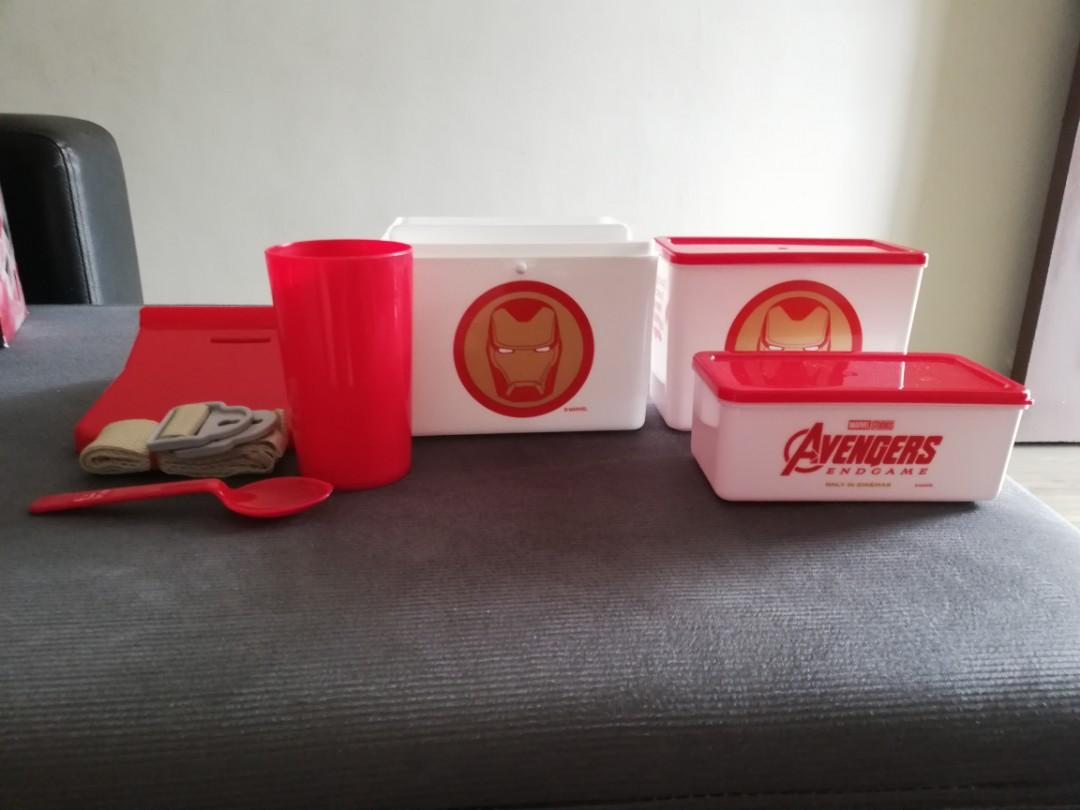 Iron man lunch box, Furniture & Home Living, Kitchenware & Tableware ...