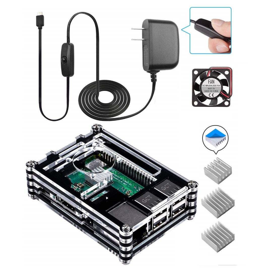 Item#418 - Smraza Raspberry Pi Case with Cooling Fan, Everything Else on Carousell