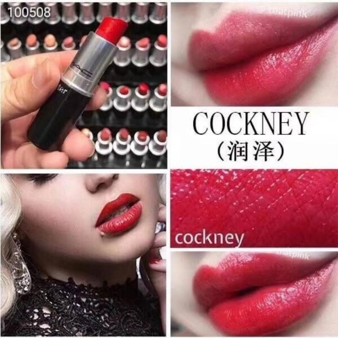 MAC Lipstick Sample – RUBY WOO / MAC RED / COCKNEY, Health & Beauty ...
