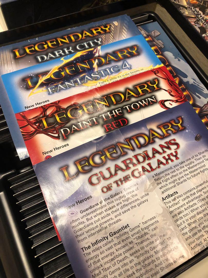 Marvel Legendary Core Set + Dark City, Paint the Town Red, Guardians of ...