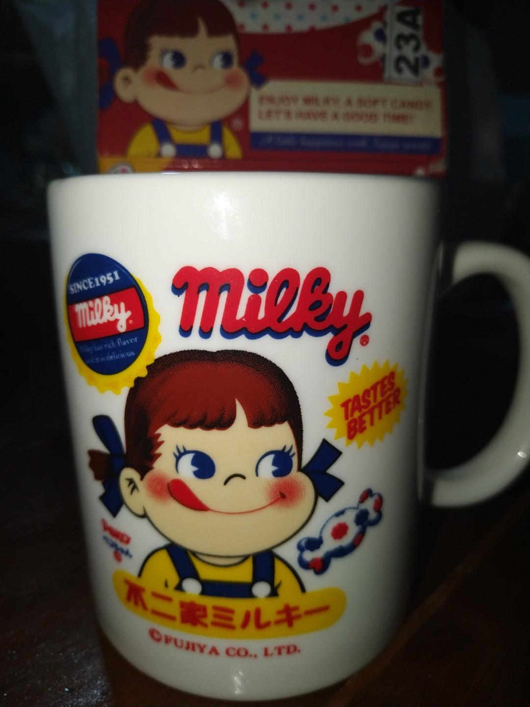 Milky peko poko mug, Hobbies & Toys, Memorabilia & Collectibles, J-Pop ...