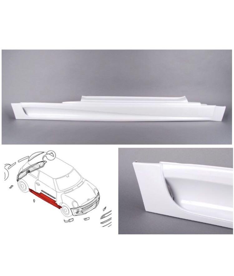 MINI Cooper Original - R50 R53 JCW Side Skirt, Car Accessories ...
