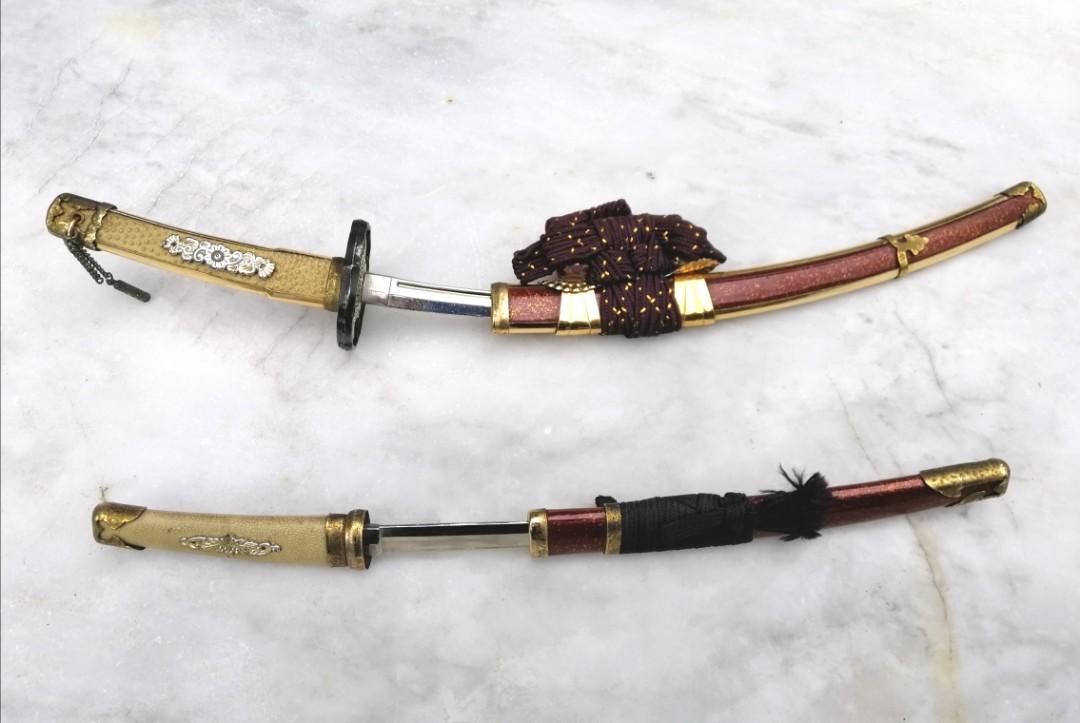 Miniature Japanese swords, Hobbies & Toys, Stationary & Craft, Handmade ...
