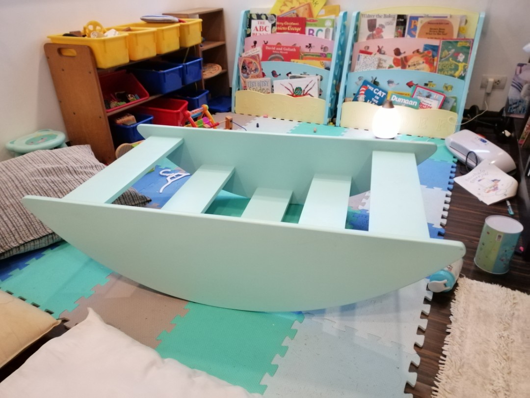 Montessori step rocker, Babies & Kids, Infant Playtime on Carousell